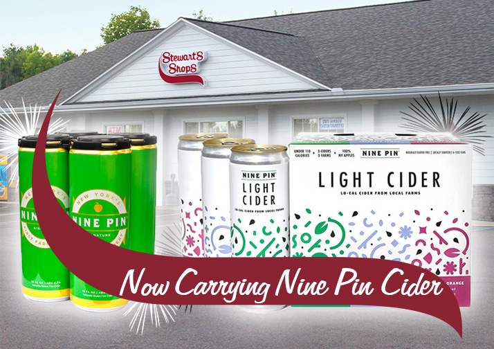 Stewart's Adds Nine Pine Cider and Nine Pine Cider Light! - Stewart's Shops