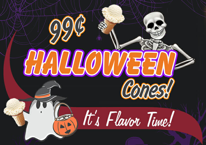 Trick or Treat Yourself to 99¢ Ice Cream Cones on Halloween - Stewart's ...